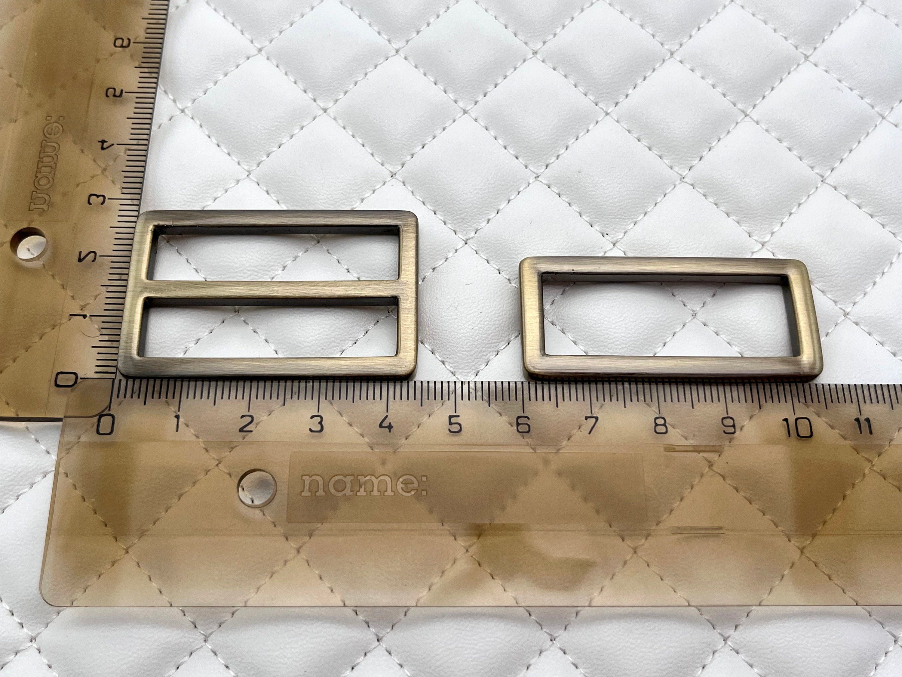 1 1/2 Inch Slide Adjuster Buckle and Rectangle Ring, Strap Buckle Purse ...