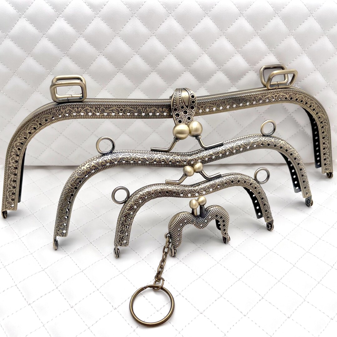 Metal Kiss Clasp Frame: Anti Bronze Coin Purse Supplies (4 Sizes) - Etsy