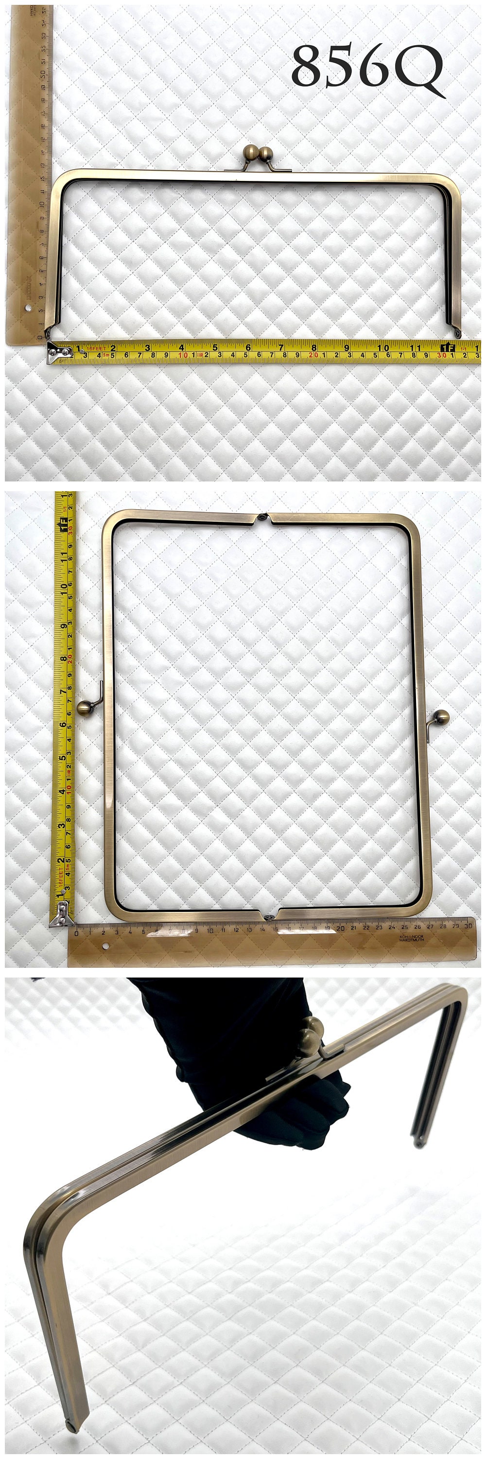 Metal Rectangle Kiss Clasp Frame: Anti Bronze Coin Purse Making (7 ...