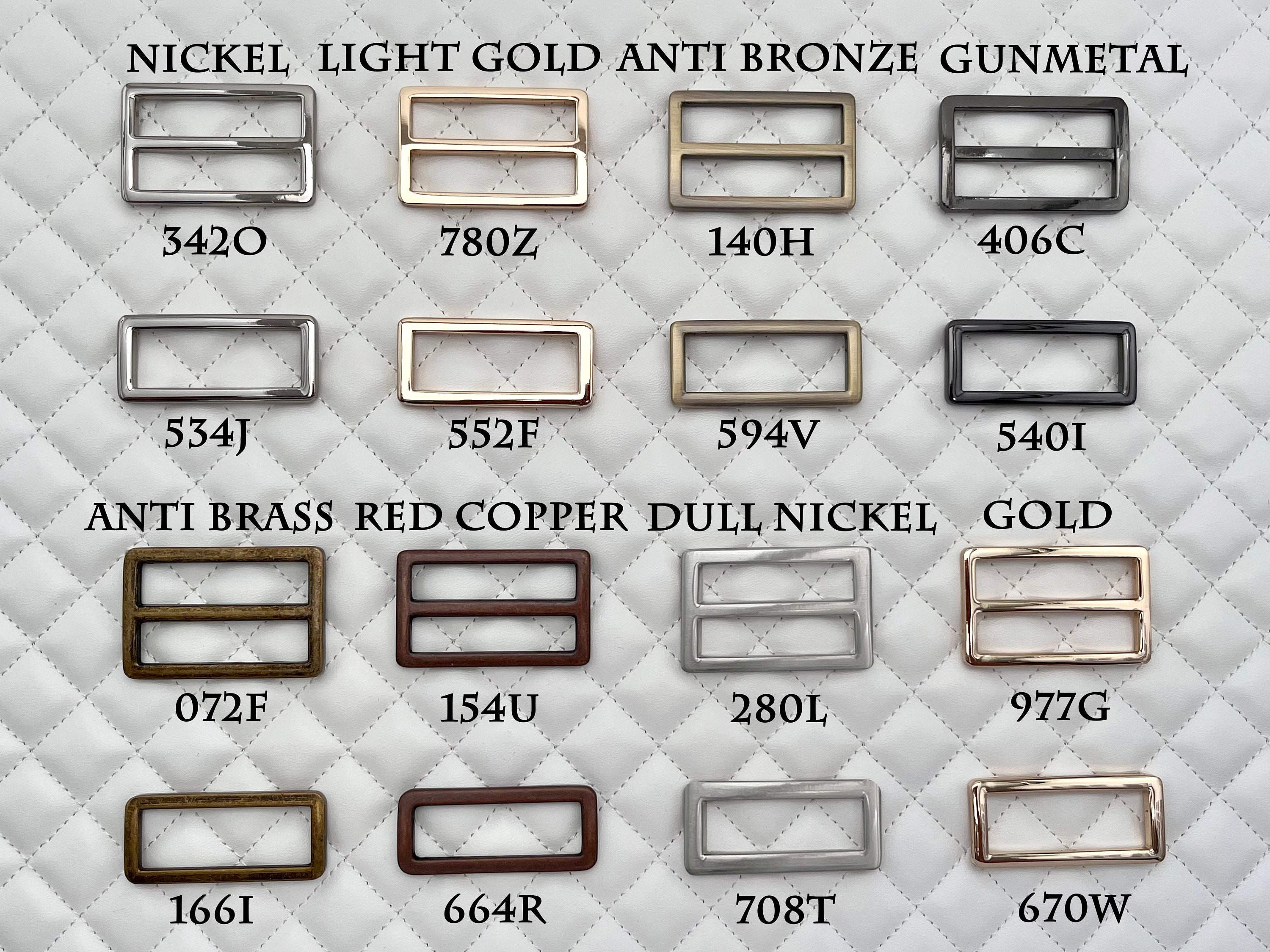 1 1/2 Inch Slide Adjuster Buckle and Rectangle Ring, Strap Buckle Purse ...