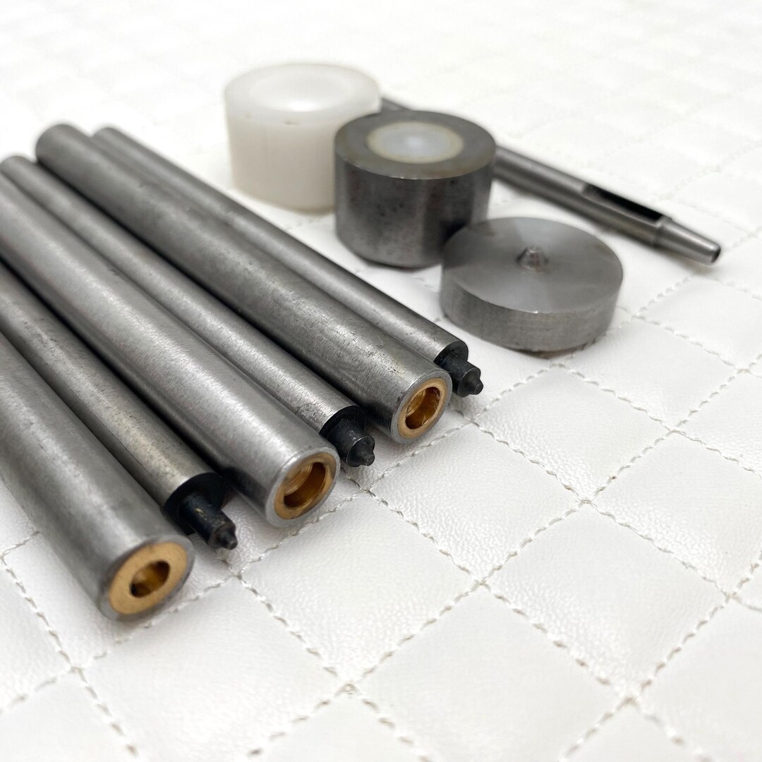 6 Size to Choose Dome Top Snap Fastener Setting Tools Kit Punch Die ...