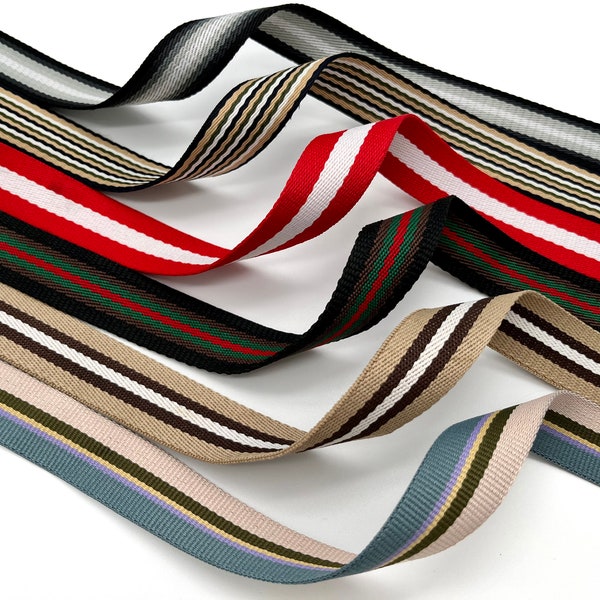 Striped Jacquard Webbing - Etsy