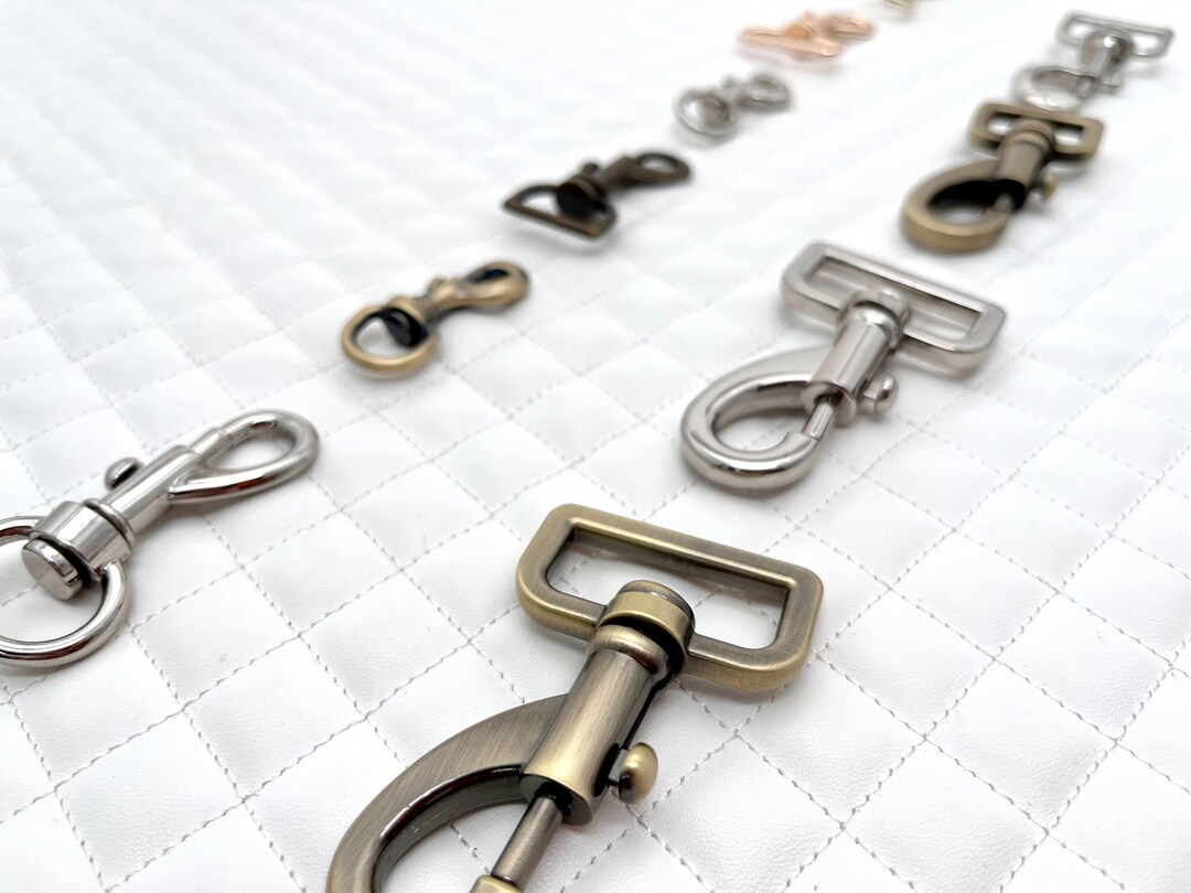 Zinc Alloy Swivel Snap Hooks: Purse, Dog Collar Hardware (3/4"-1.25 ...
