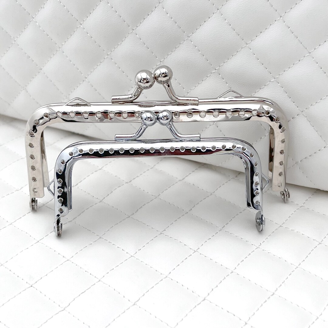 Metal Kiss Clasp Frame: Nickel Coin Purse Pouch Lock (2 Sizes) - Etsy