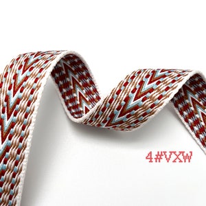 1.5" Polyester-cotton Blend Stripe Jacquard Webbing Sold by the Yard ...