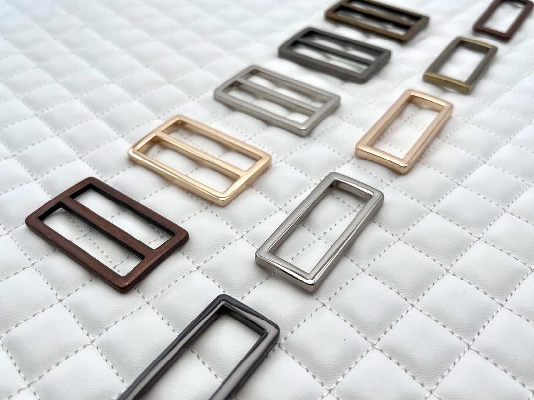 1 1/2 Inch Slide Adjuster Buckle and Rectangle Ring, Strap Buckle Purse ...