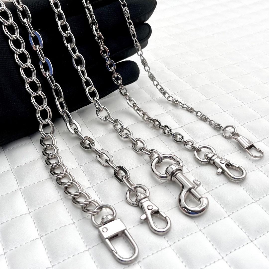 41.5" and 47" Crossbody Purse Chain Bag Chain Handles With Clips ...