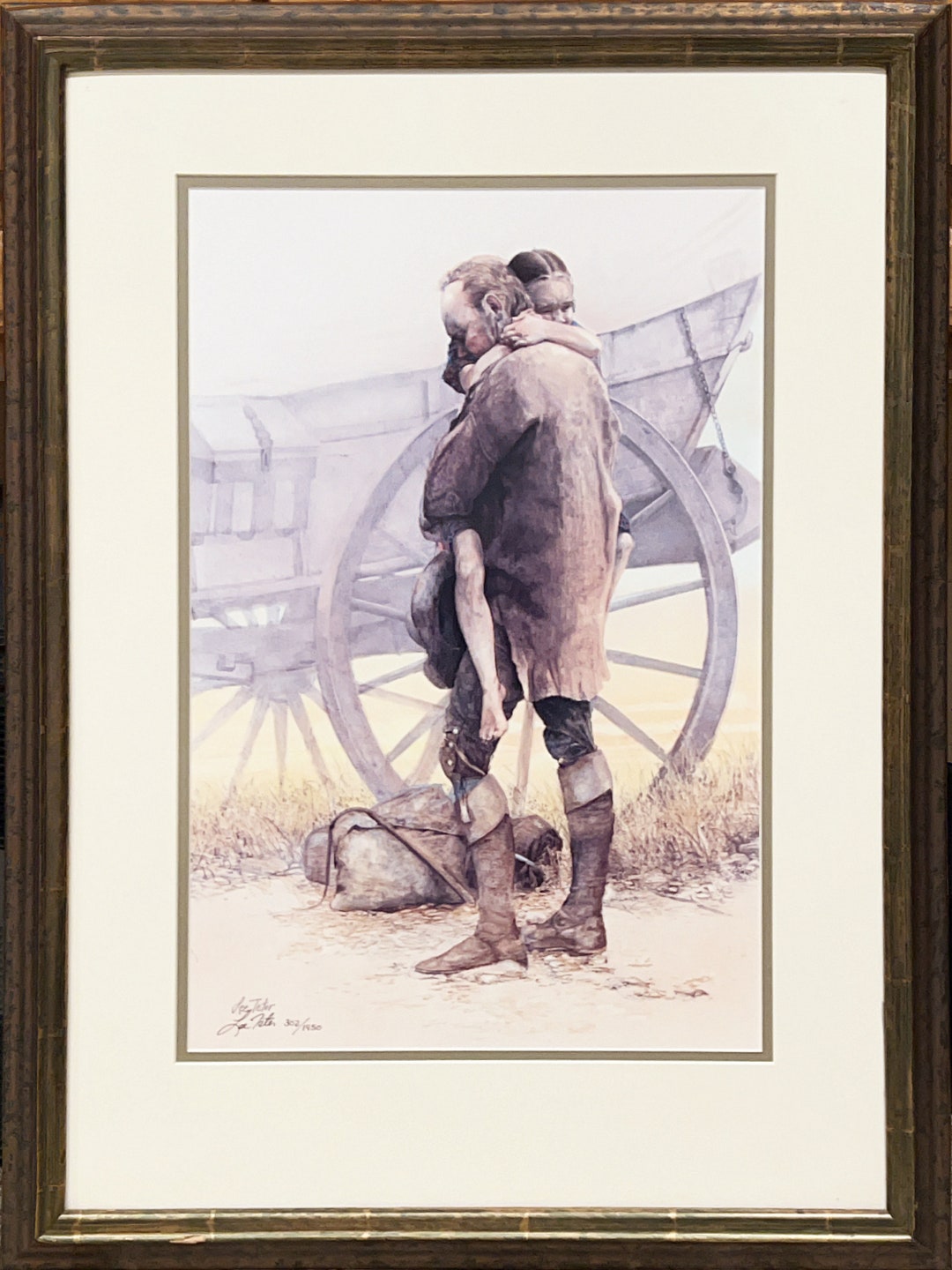 Lee Teter Print daddys Girl Limited Edition Hand Signed Matted Framed ...