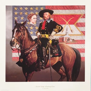 Limited Edition general George Armstrong Custer Print by Michael Gnatek ...