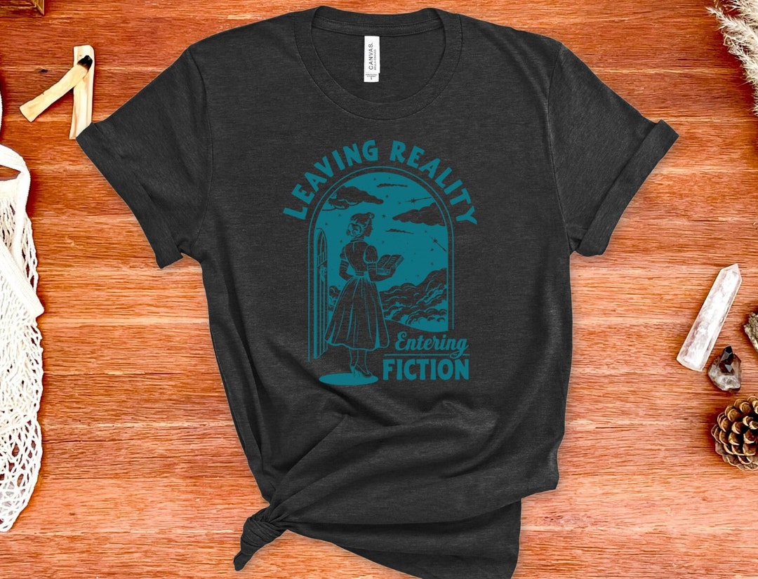 Leaving Reality, Entering Fiction Graphic T-shirt Eco-friendly Womans ...