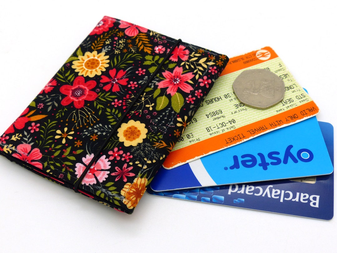 Trifold Card Wallet. Oyster Card Holder, Bus Pass Holder, Travel Card ...