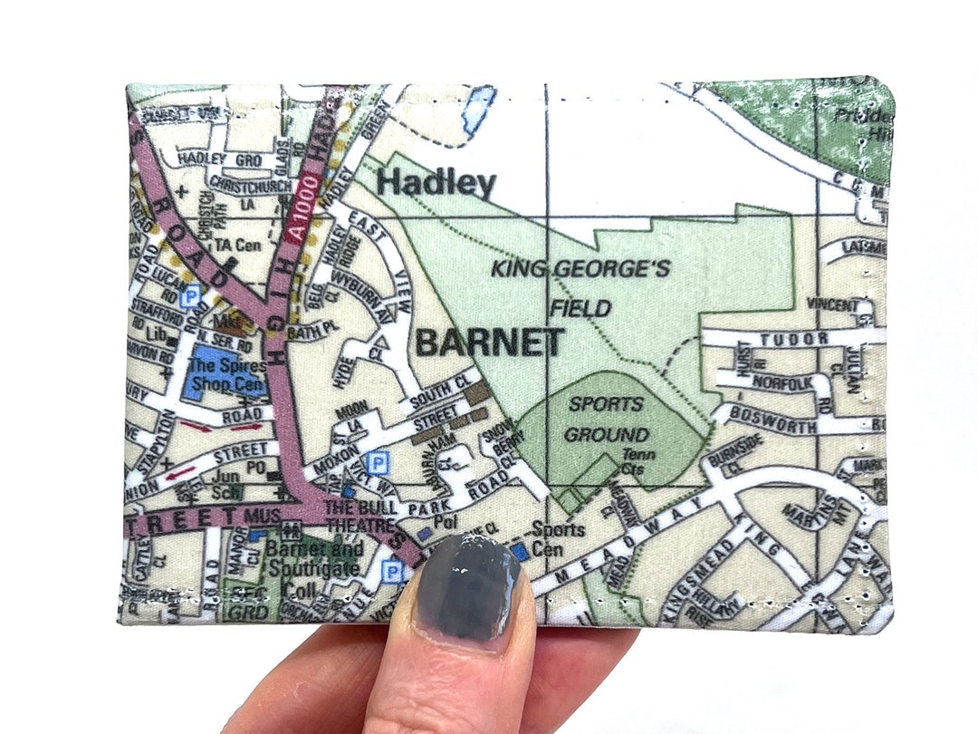 Oyster Card Holder. Barnet Map Bus Pass Holder. Travel Card Holder ...