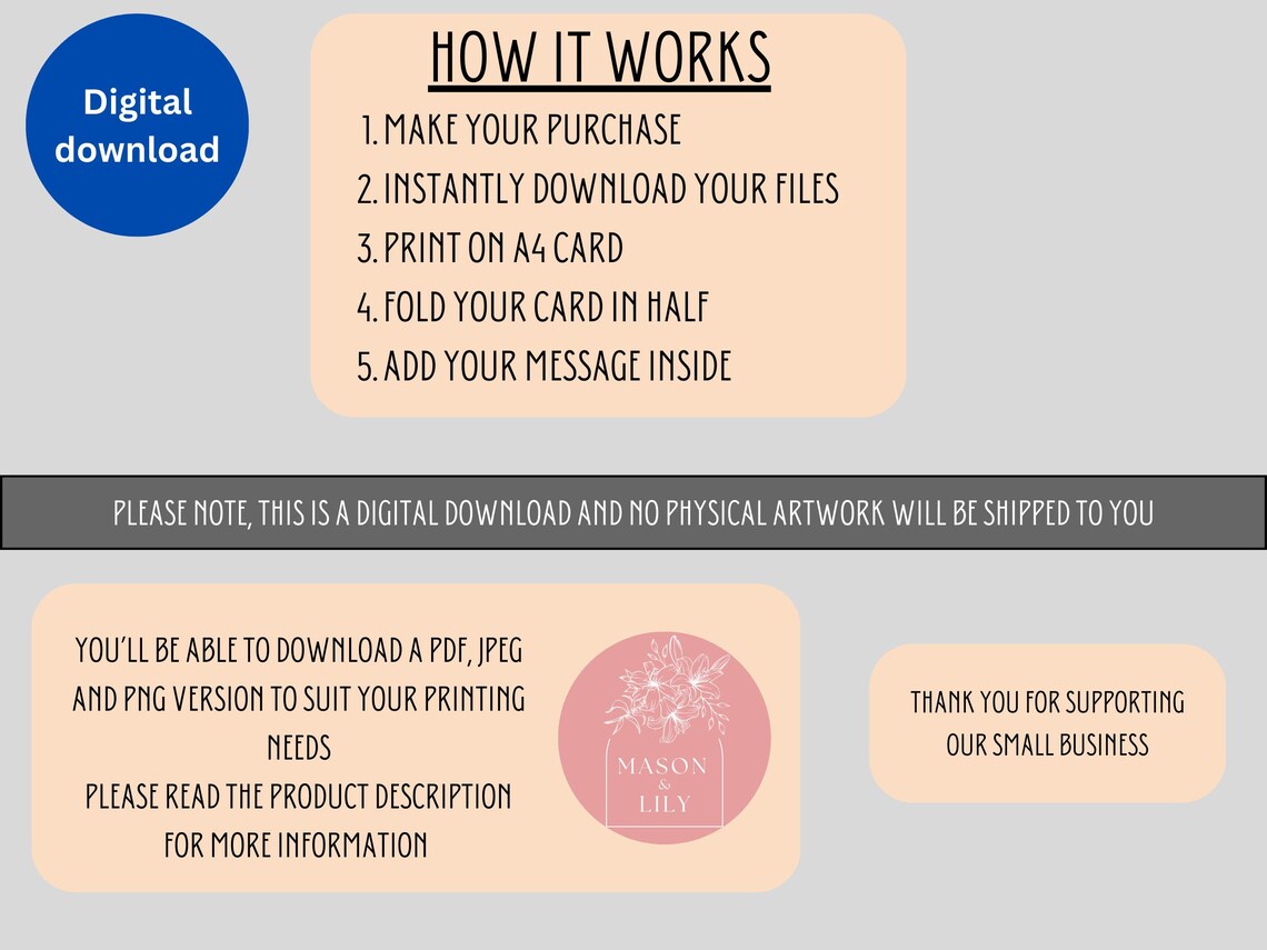 Congratulations Card, Art Deco, Instant Download, Printable Card ...