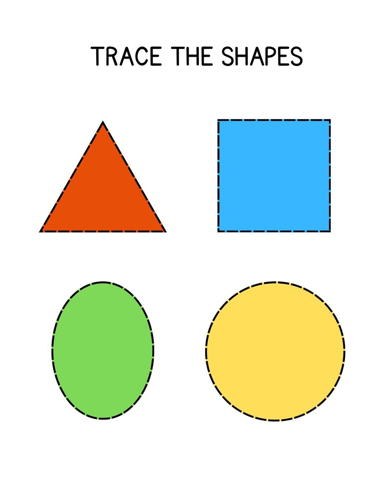 Preschool Tracing Worksheets PDF Bundle – 20 Page Fine Motor Practice ...