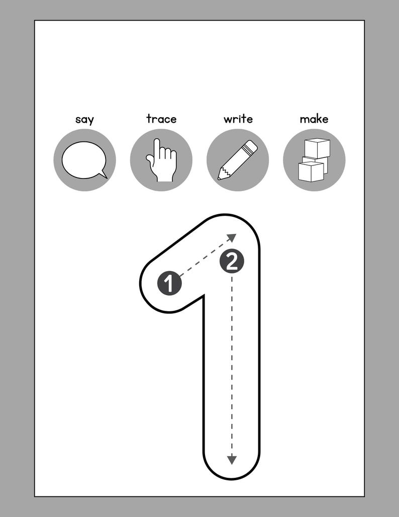 87 Page Alphabet + Number Tracing Worksheets Bundle | Uppercase ...