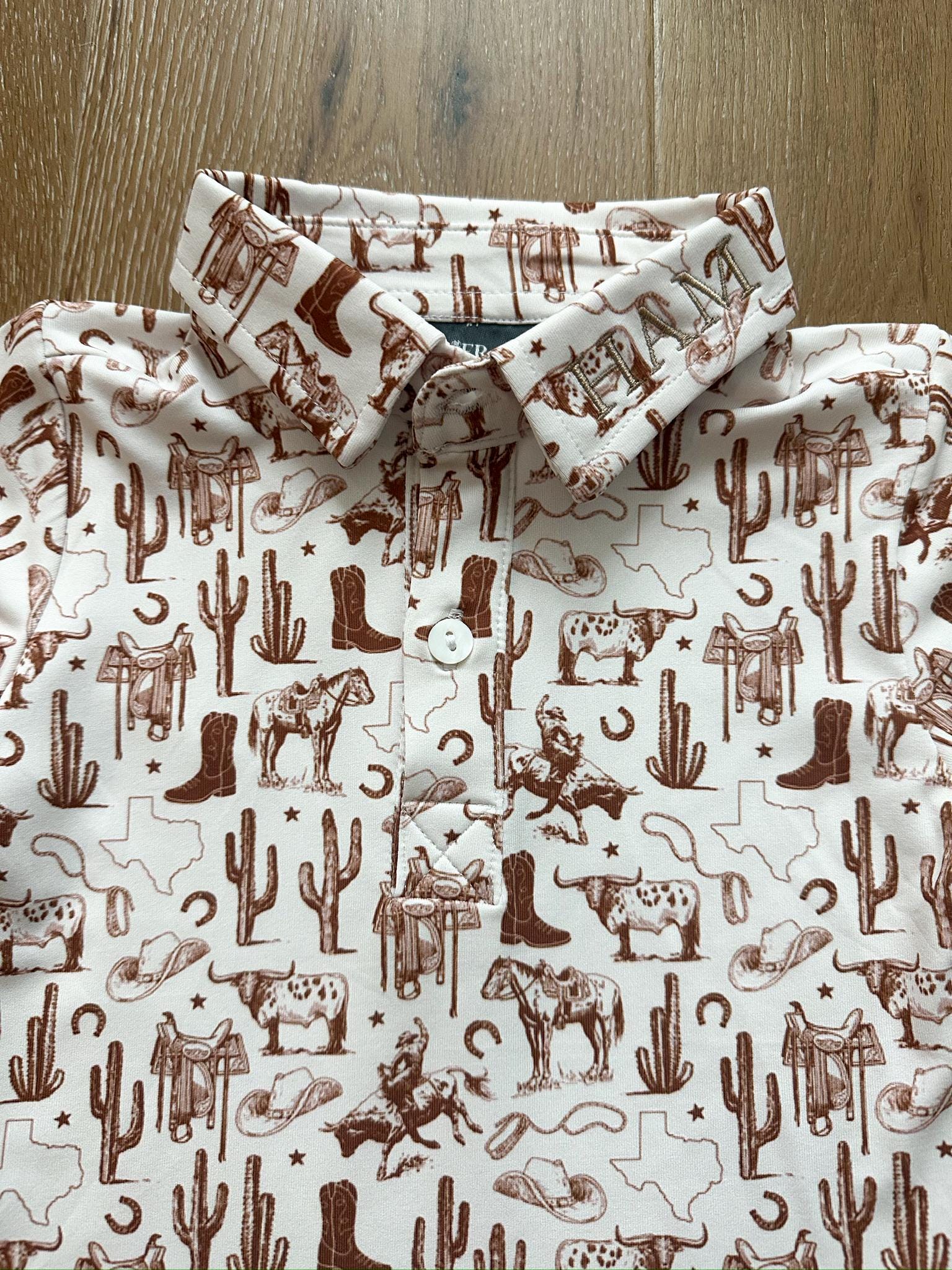 Rodeo Polo Rodeo Kid's Outfit Toddler Polo Shirt Rodeo Gift Little Boy ...