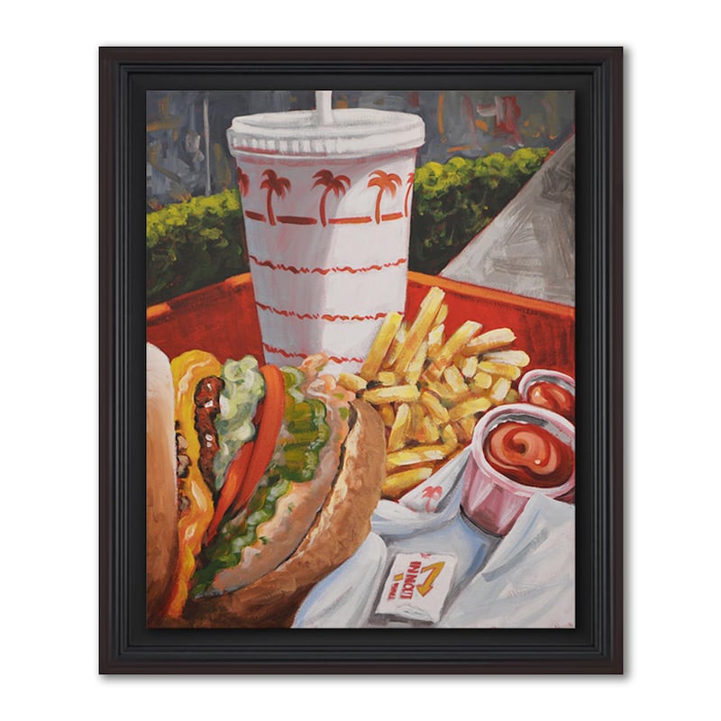 In N Out Name Tag - Etsy