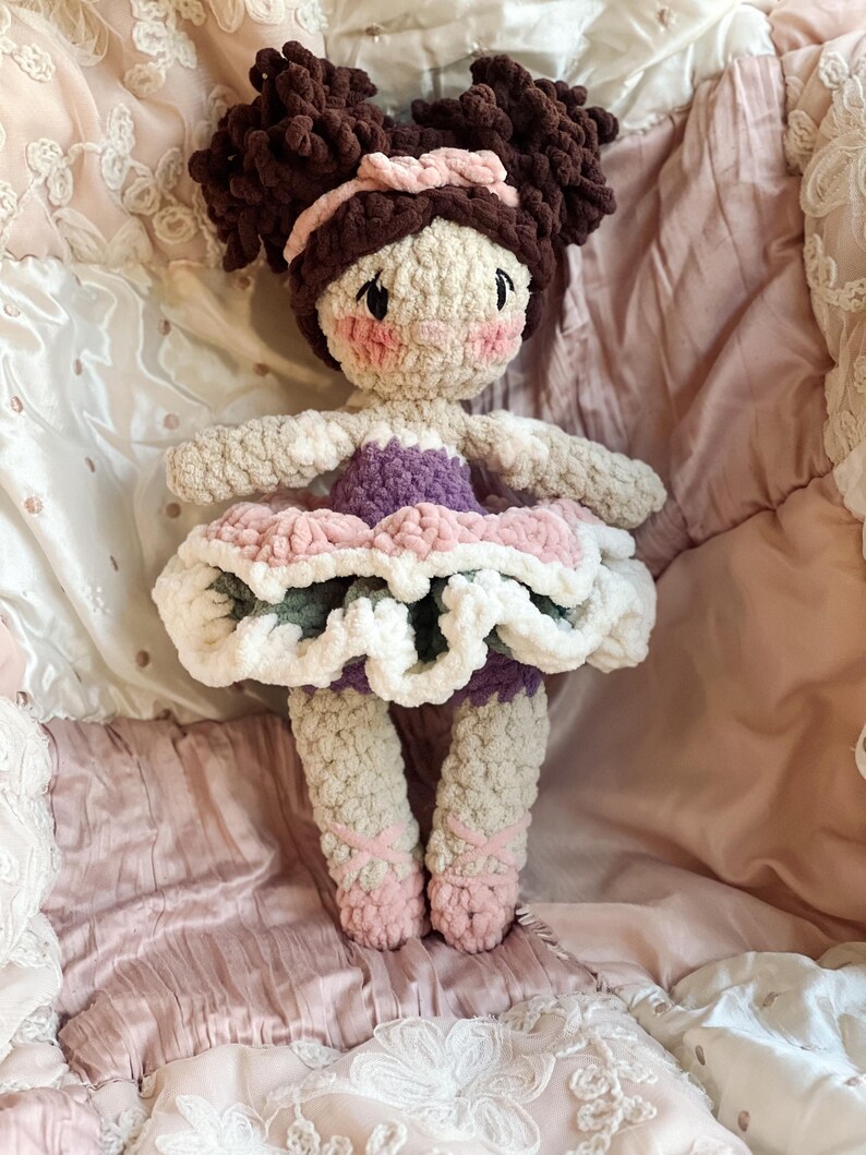 Fairy Ballerina Doll, Crochet Handmade Plushie, Tooth Fairy, Baby ...