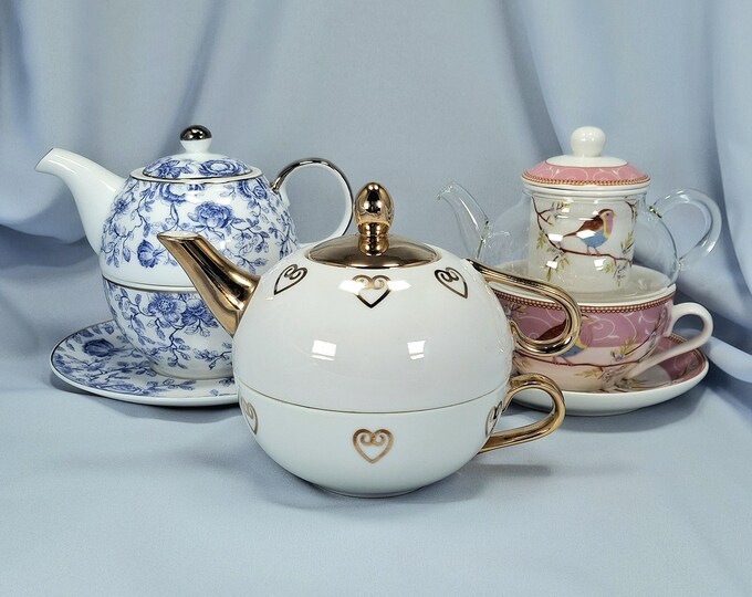 Vintage Tea for One Teapot Oak Leaves & Acorns by Home - Etsy