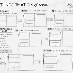 Leather Sketchbook Cover Personalized, Refillable Sketch Pad Cover ...