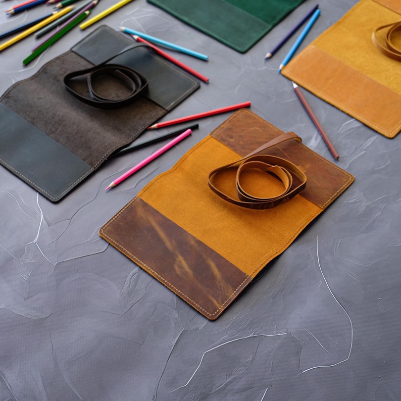 Refillable Notebook Cover B6 B5 A4 A5 A6, Leather Journal Cover for ...
