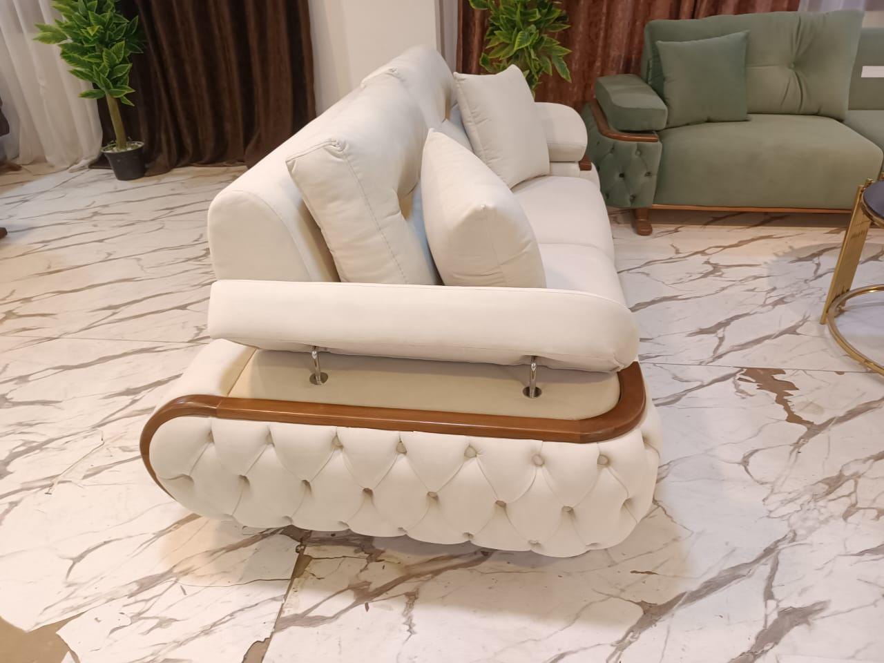 Reclining Serenity Sofa Set Model 2024 Dual Color Option cream & Sage Green - Etsy