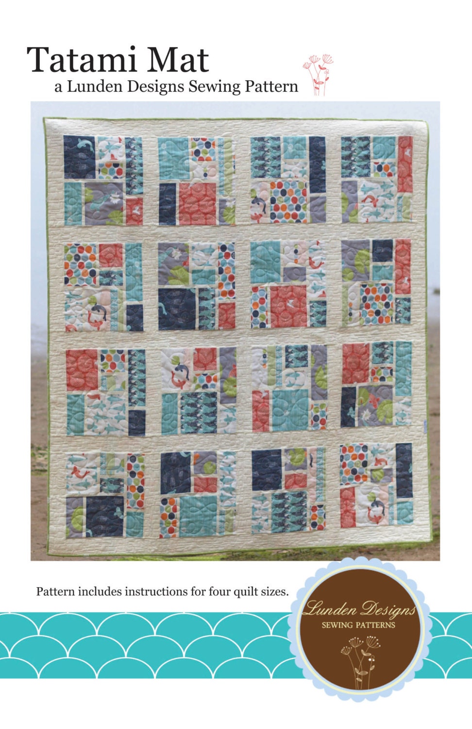 Tatami Mat Quilt Pattern - Paper Pattern - Etsy