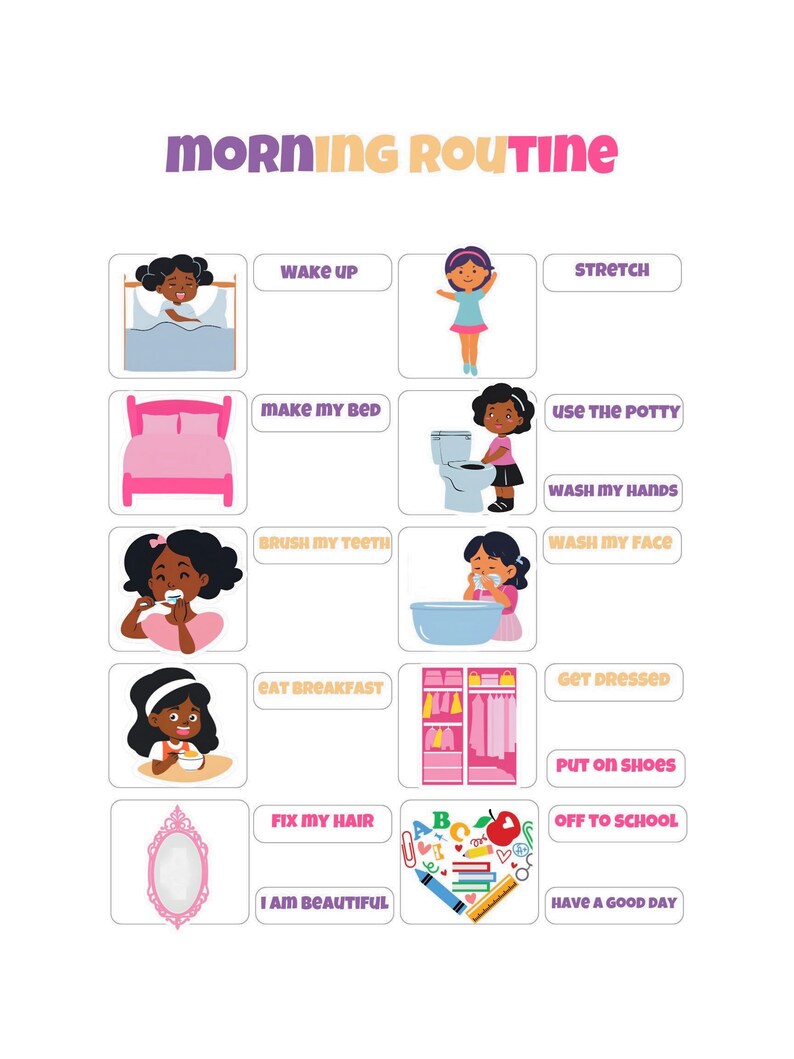 Toddler Baby Girl Morning Routine, Toddler Baby Girl Bedtime Routine ...