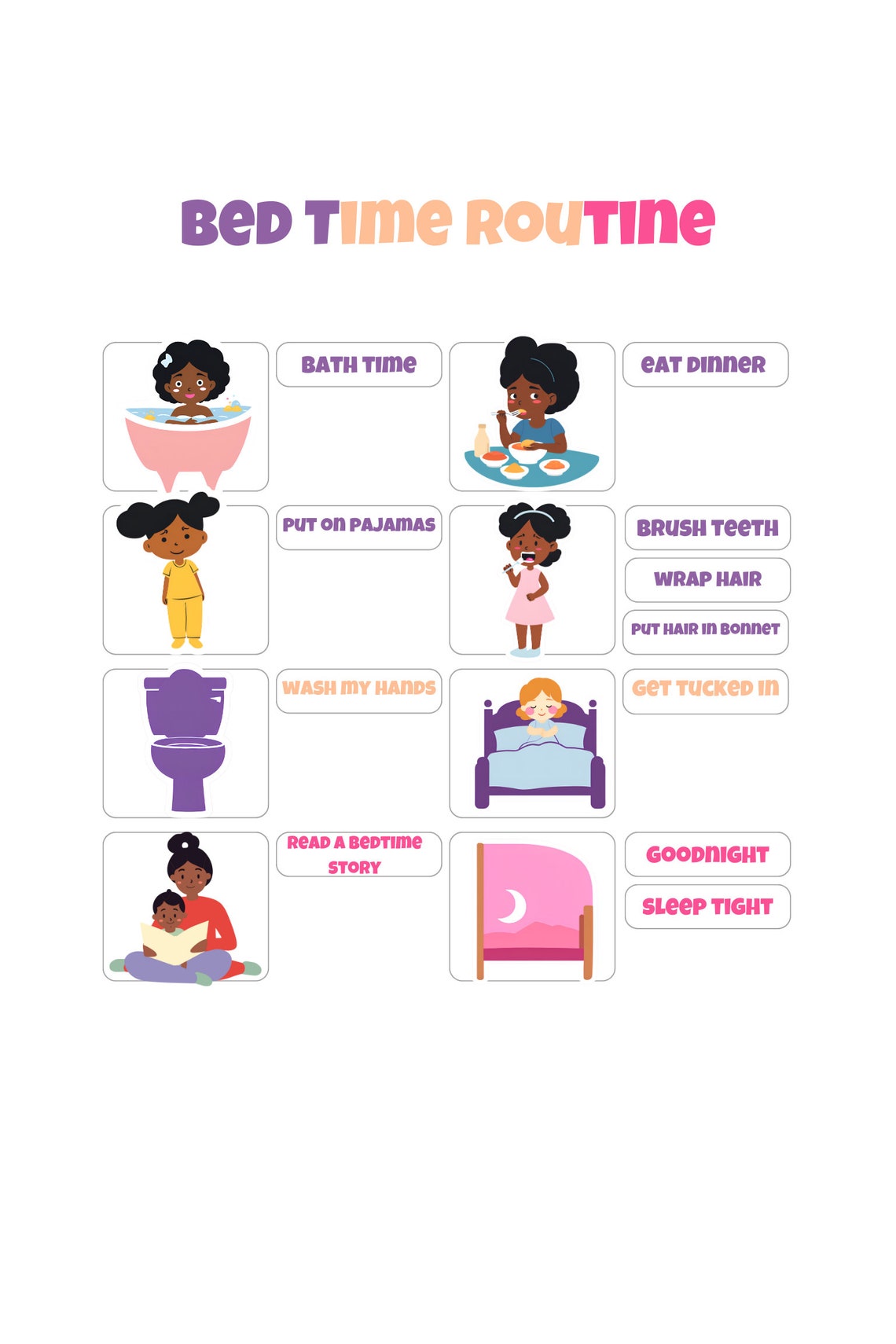 Toddler Baby Girl Morning Routine, Toddler Baby Girl Bedtime Routine ...