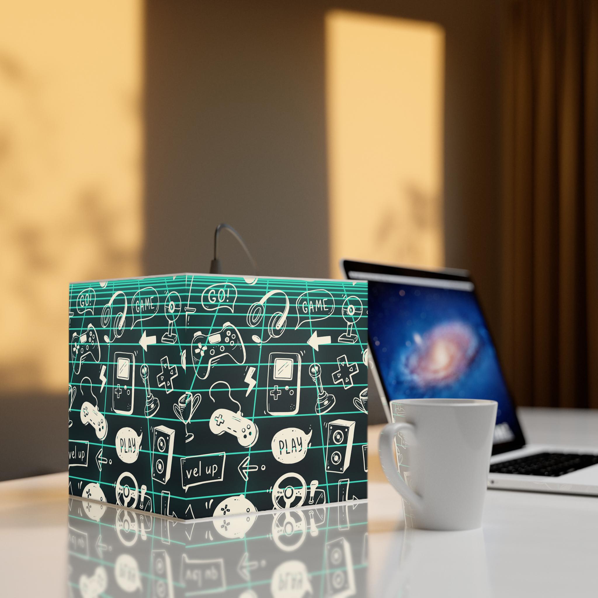 Gamer Theme Lamp Ambient Living Room Light Pendant Mood Lighting Game ...