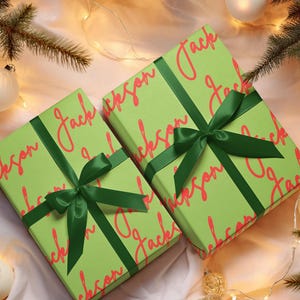 Custom Gift Wrap Personalized Name Unique Kids Birthday Special ...
