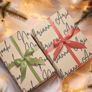 Custom Gift Wrap Personalized Name Unique Kids Birthday Special ...