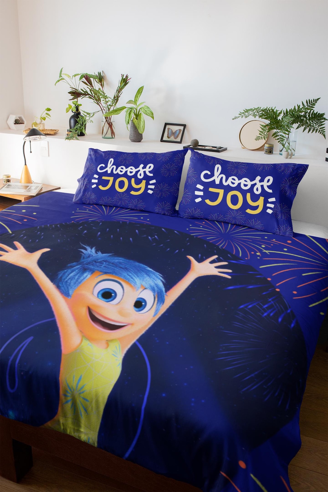 Inside Out Movie Pillow Sham for Kids Joy Sadness Emotions Soft Blanket ...