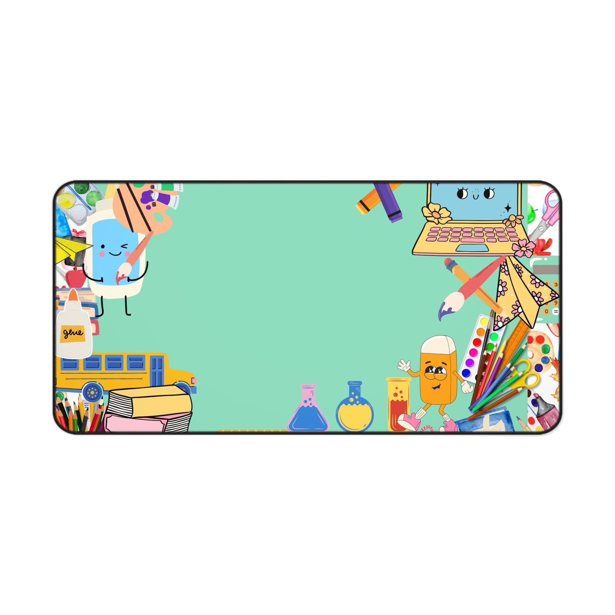 Teacher Desk Mat Back to School Cute Classroom Idea Perfect Gift ...