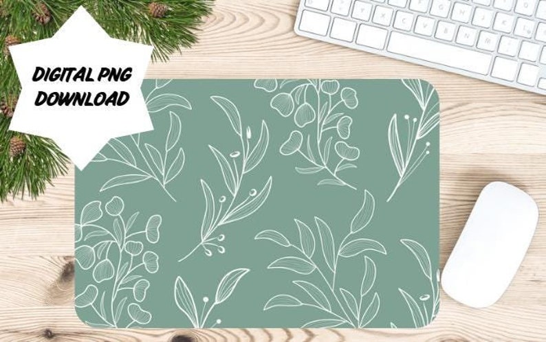 Aesthetic Mouse Pad Digital Download Cute Workspace Decor Office Decor ...