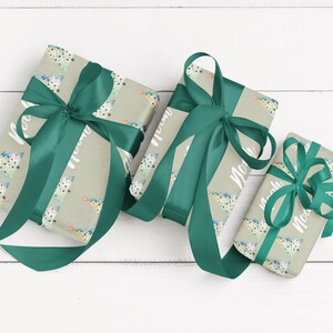 Custom Gift Wrap Personalized Name Unique Kids Christmas Customizable ...