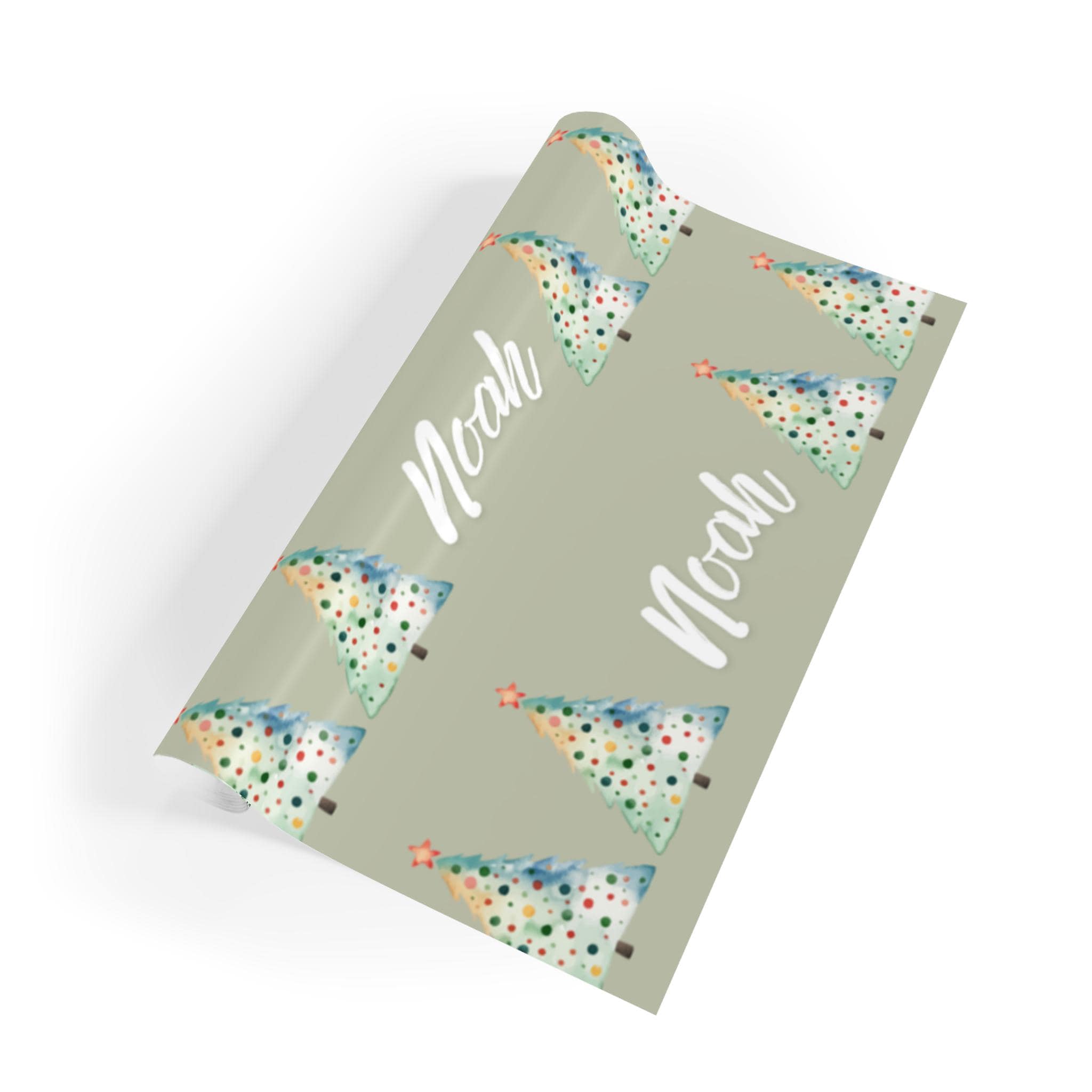 Custom Gift Wrap Personalized Name Unique Kids Christmas Customizable ...