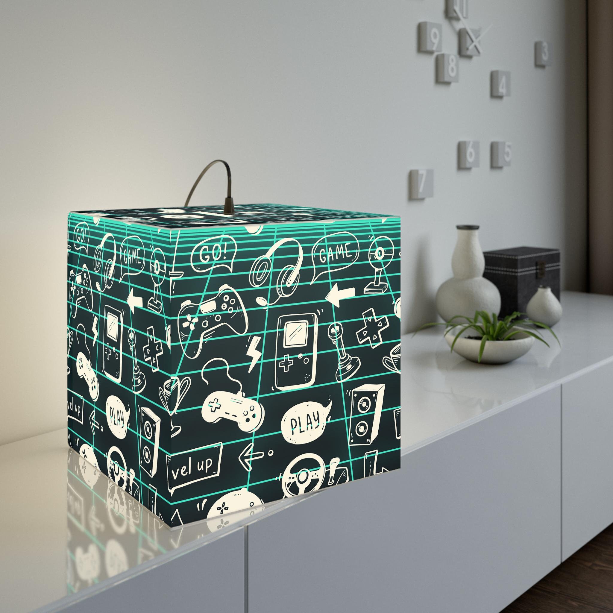 Gamer Theme Lamp Ambient Living Room Light Pendant Mood Lighting Game ...