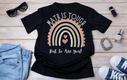 Teacher Back to School Shirt, Math is Tough but so Are You Shirt, Math ...