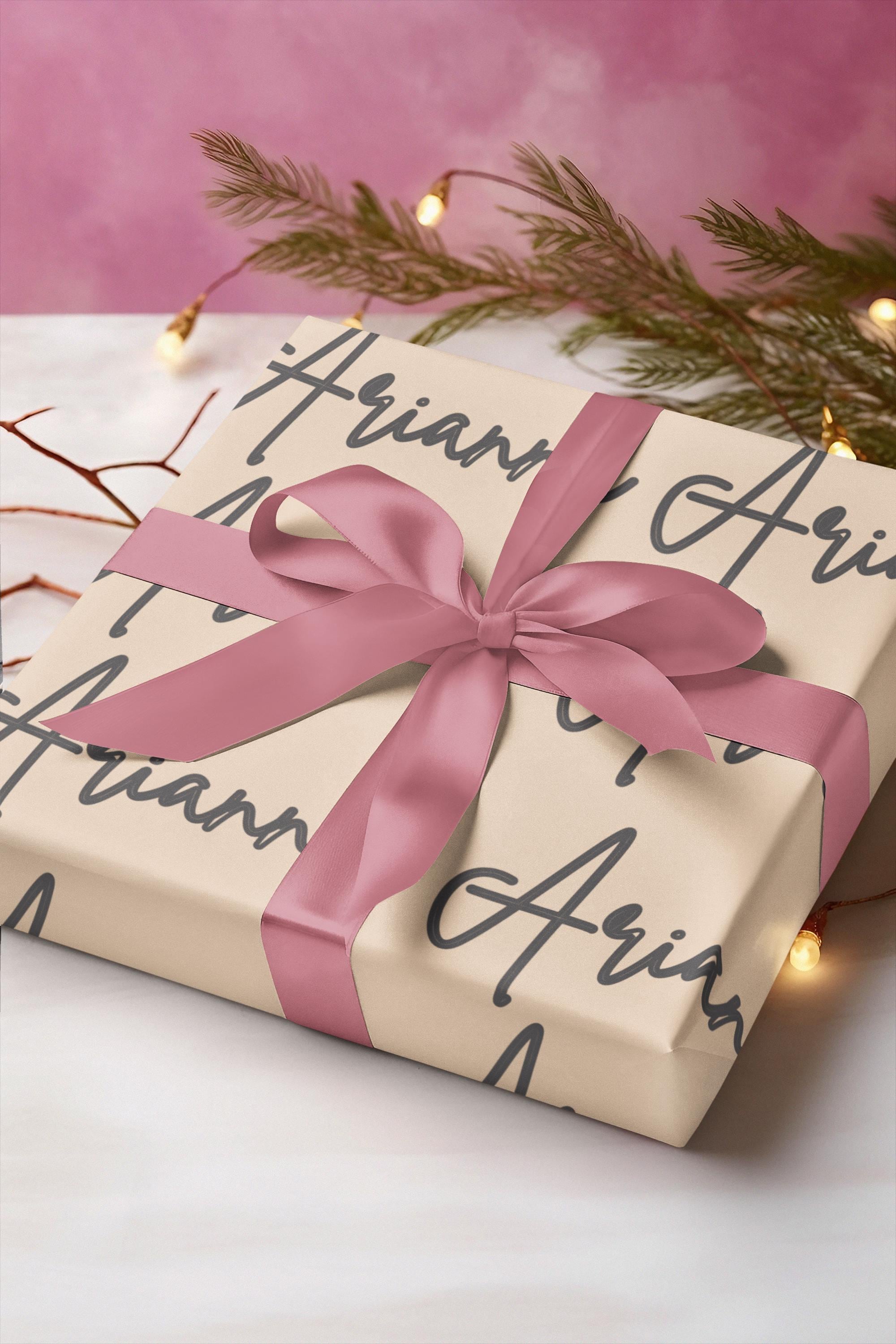 Custom Gift Wrap Personalized Name Unique Kids Birthday Special ...