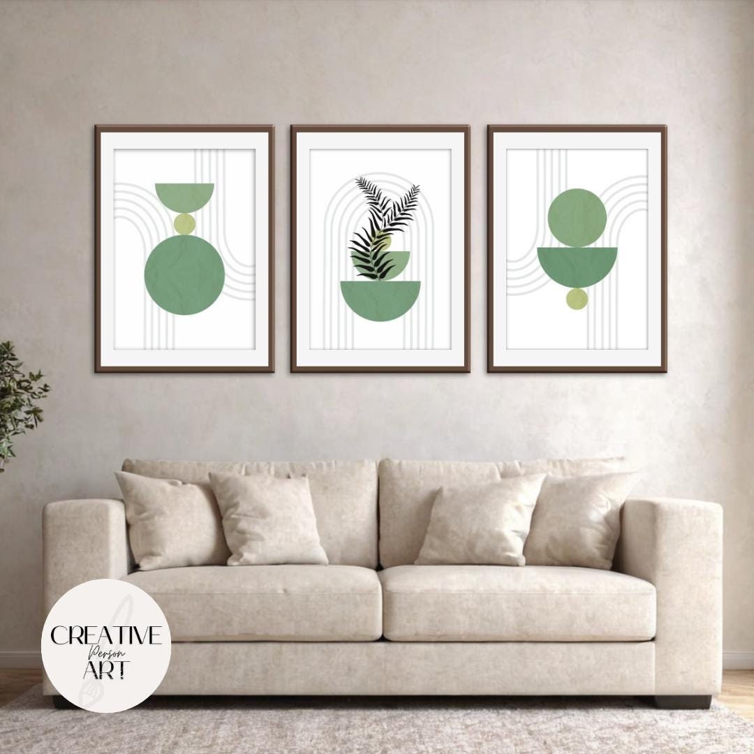 Wall Art Printable, Boho Poster, Digital Artwork, 3 Piece Wall Art ...