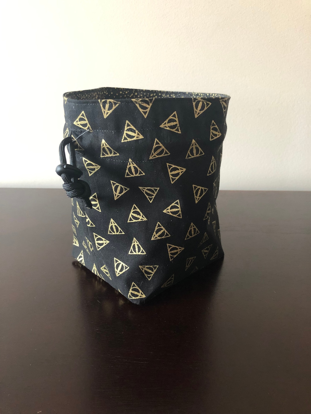Deathly Hallows Stand up Dice/token Bag - Etsy