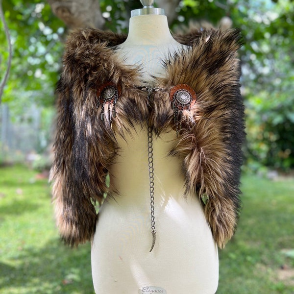 Men's Viking Fur Mantle - Etsy