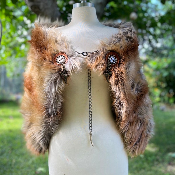 Viking Fur Mantle - Etsy