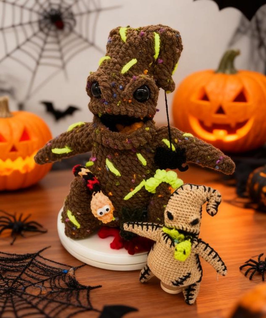 Halloween Oogie Boogie Crochet Pattern | No-sew Intermediate Amigurumi ...