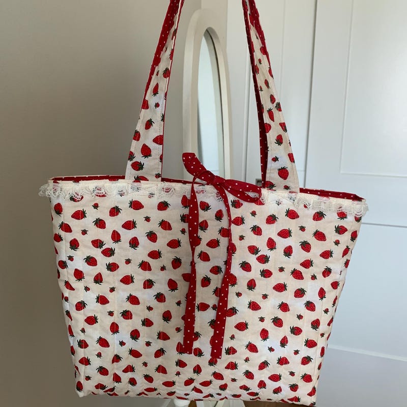 Strawberry Handbag - Etsy