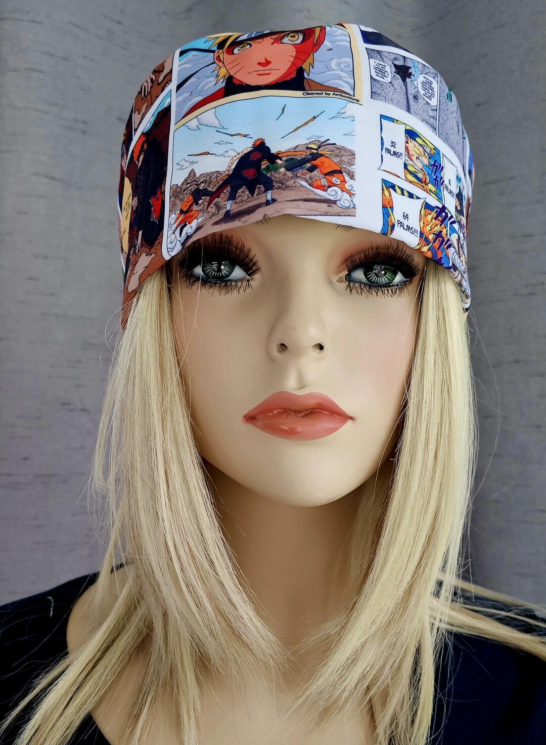 NRT Anime Colored Manga Medical Nurse Scrub Cap With 2 Size Selections ...