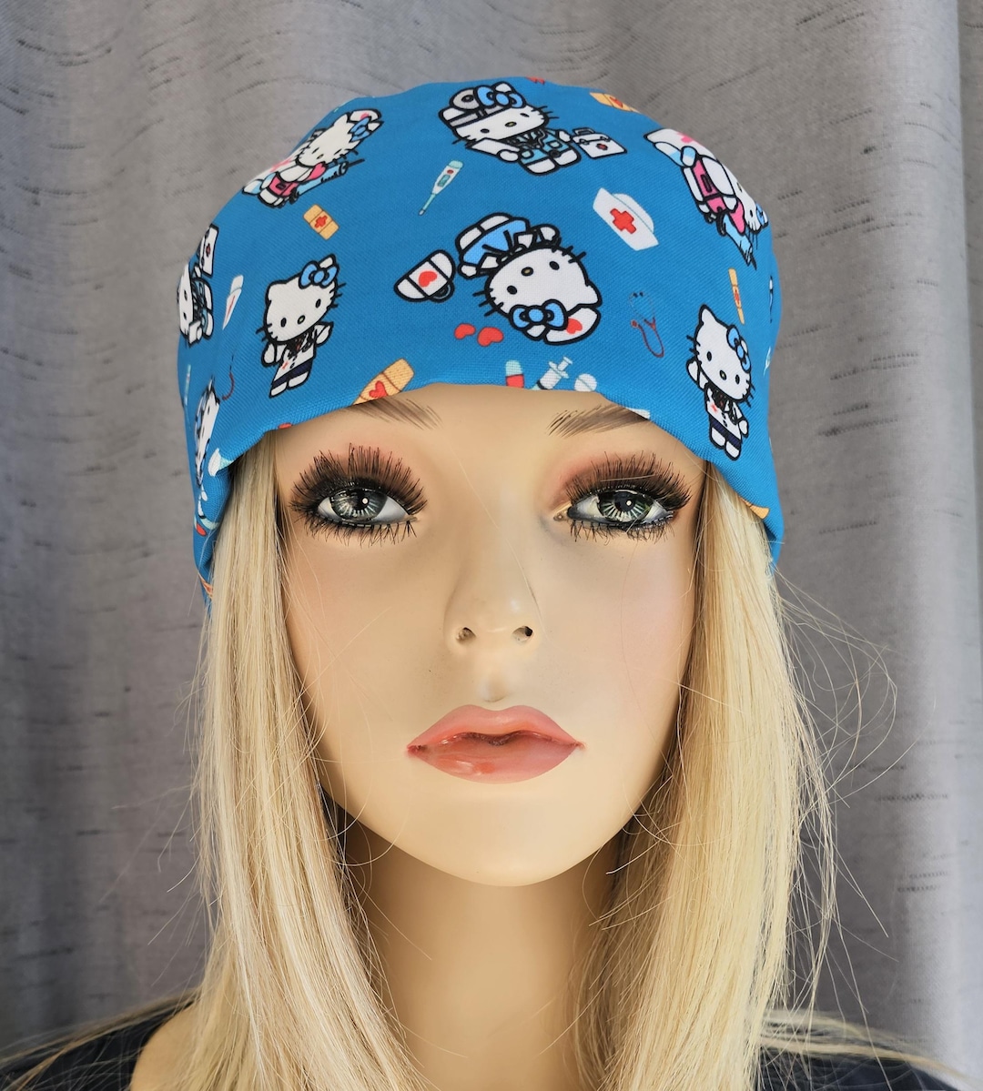 HK and Friends X Nurses and Doctors Mashup Blue Medical Nurse Scrub Cap ...