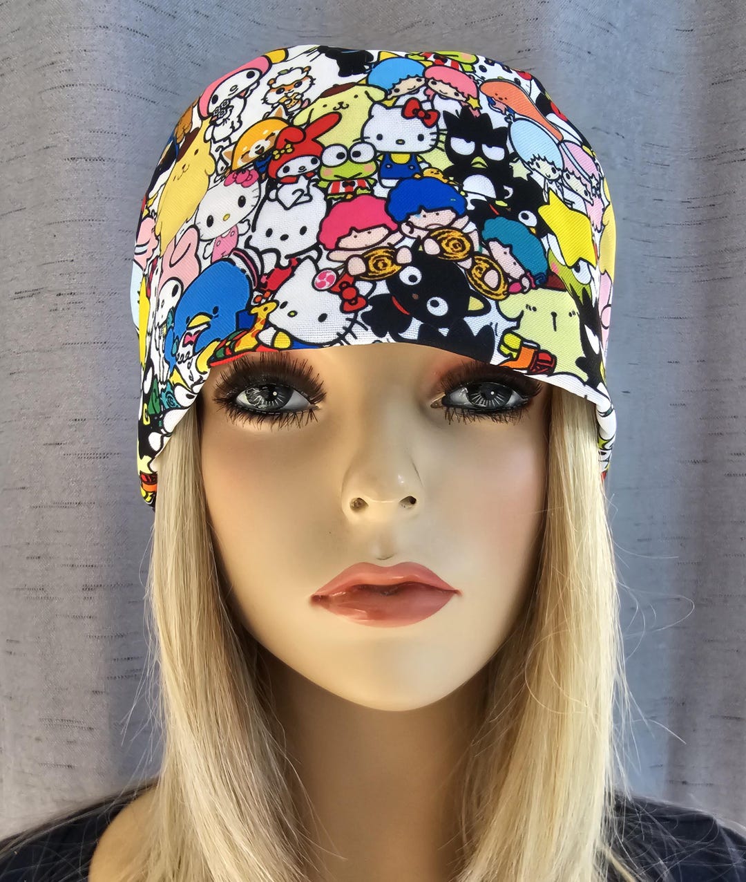 HK and Friends Collage Medical Nurse Scrub Cap With 2 Size Selections ...