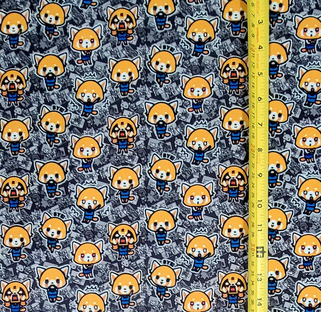 Red Panda AGRT Comic Fabric ( 2 Size Selections: 18" X 58" and 36" X 58 ...